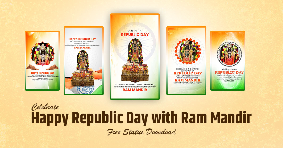 Republic Day With Ram Mandir Wishes, Images And Status Free Download